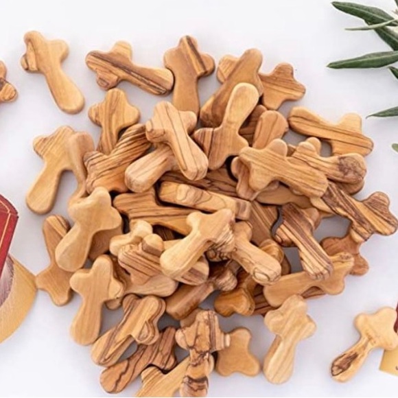 Zuluf | Other | Small Olive Wood Hand Crosses Hand Made In Bethlehem ...